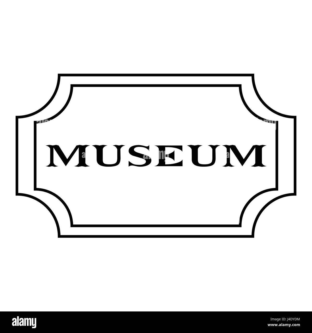 Sign museum icon, outline style Stock Vector Image & Art - Alamy Sign museum icon, outline style Stock Vector Image & Art - Alamy