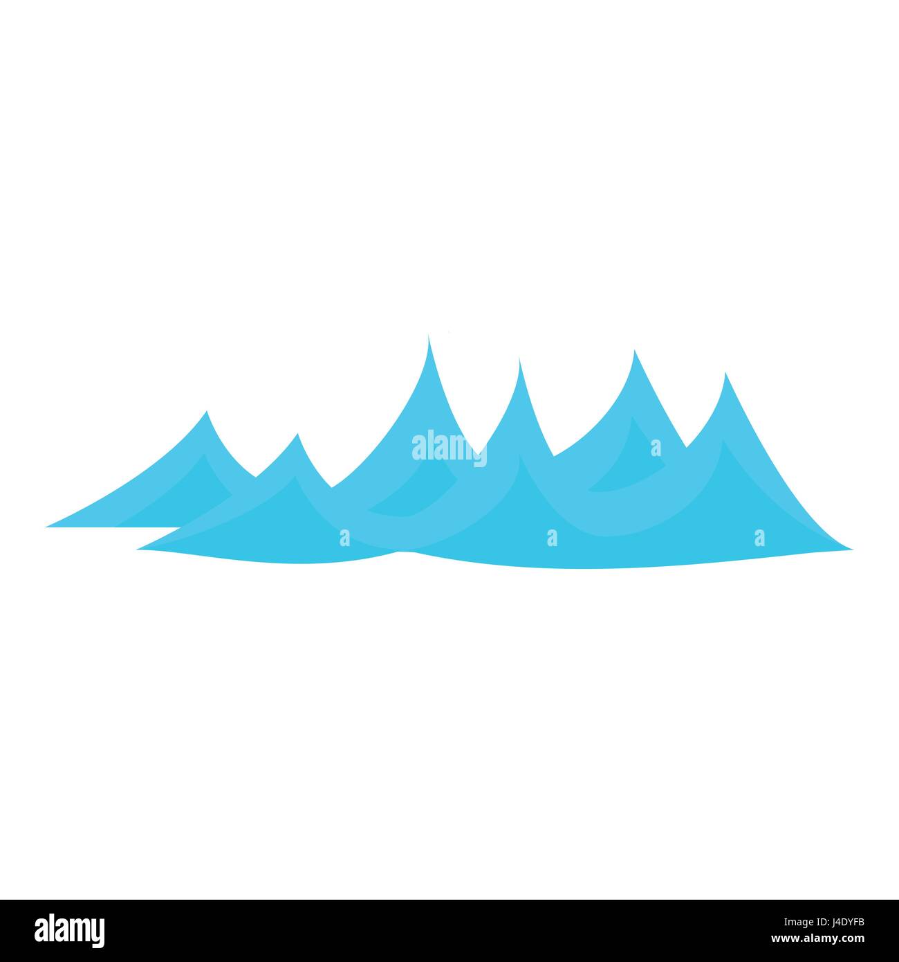Small waves icon, cartoon style Stock Vector Image & Art - Alamy