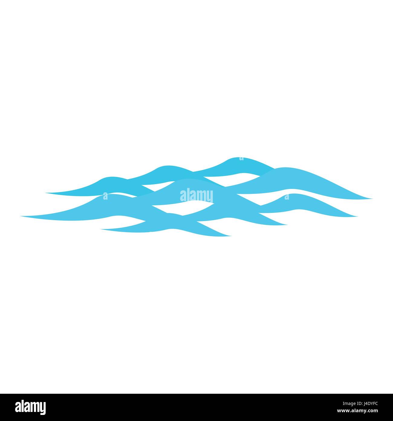 Waves ripple icon, cartoon style Stock Vector Image & Art - Alamy