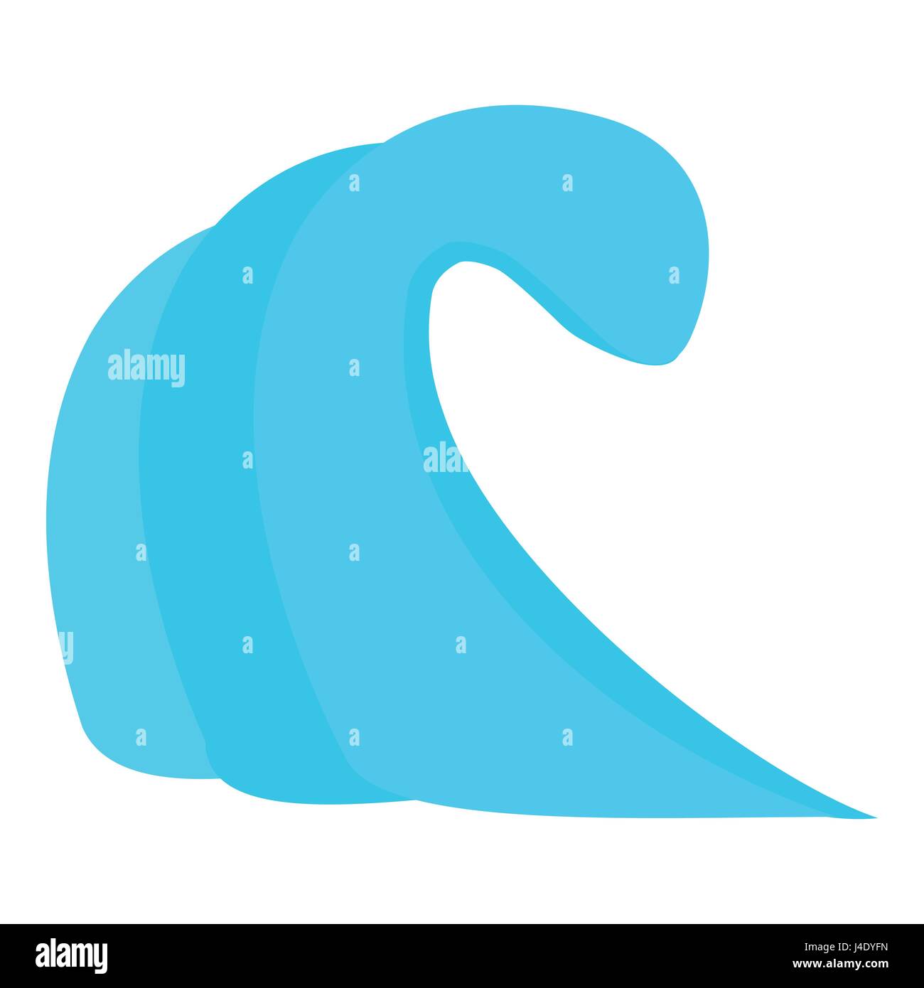 High ocean wave icon, cartoon style Stock Vector Image & Art - Alamy