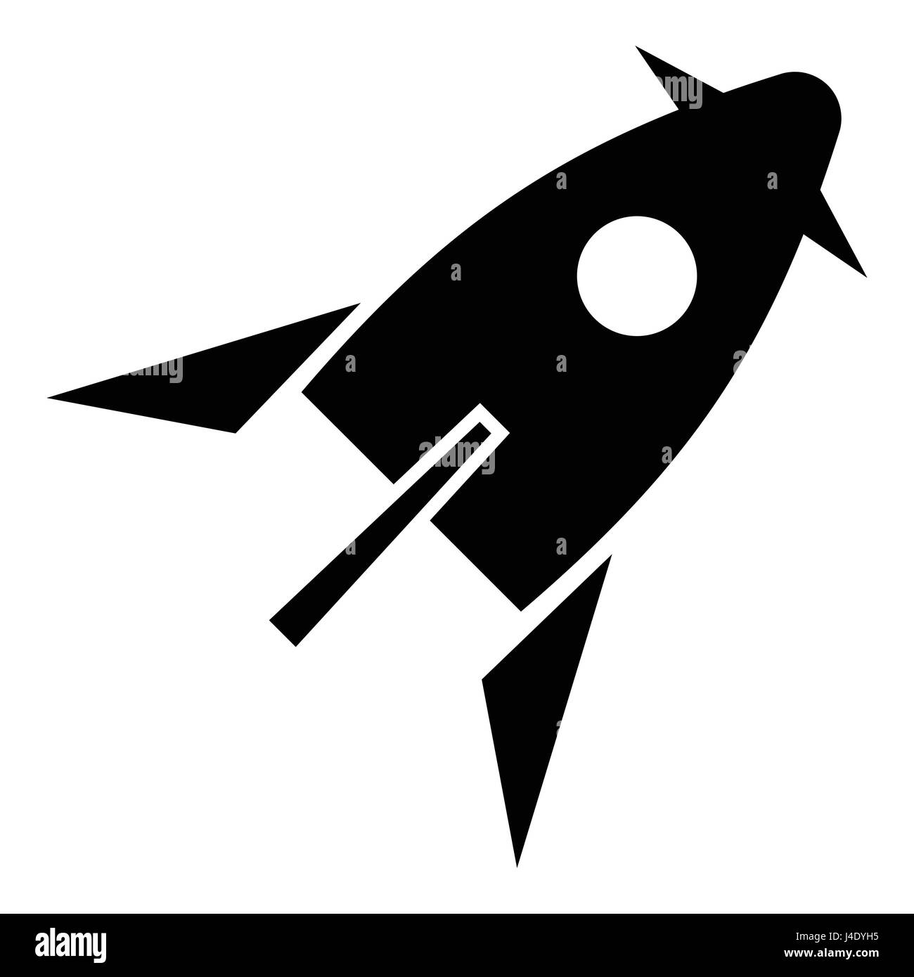 Rocket for space flight icon, simple style Stock Vector Image & Art - Alamy