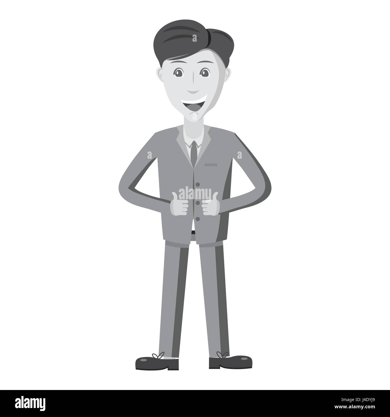 Man showing face standing Stock Vector Images - Alamy