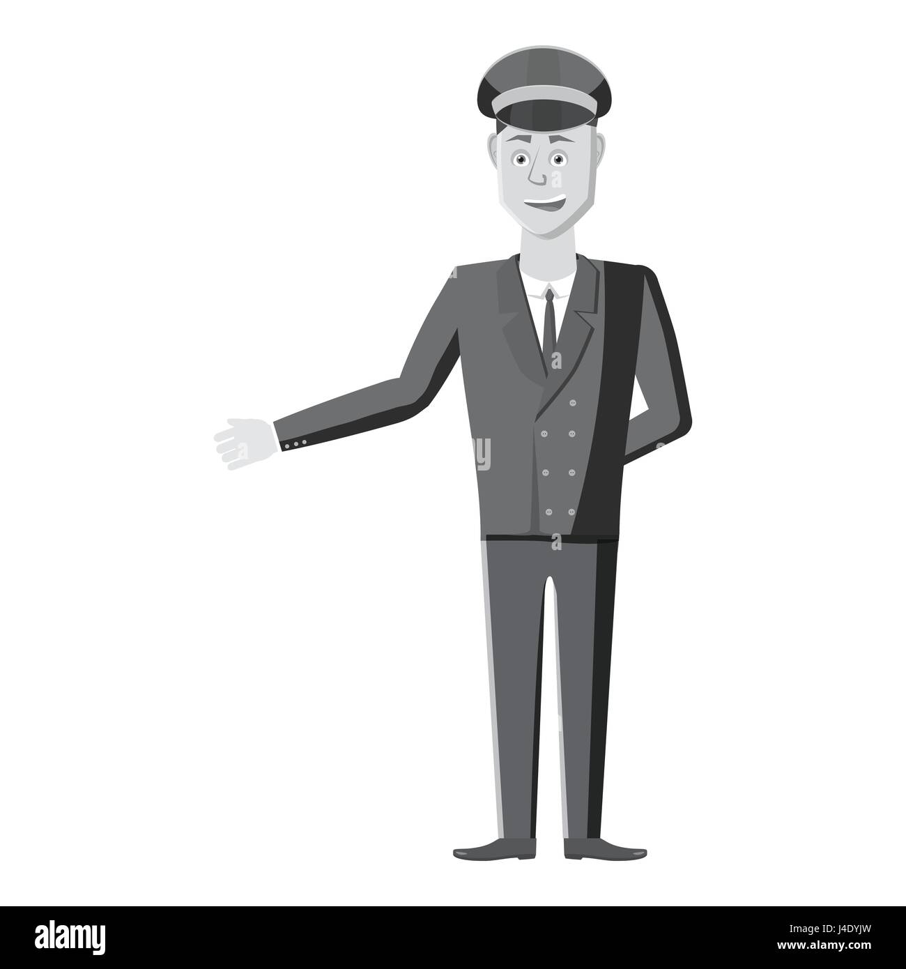 Driver icon, gray monochrome style Stock Vector Image & Art - Alamy