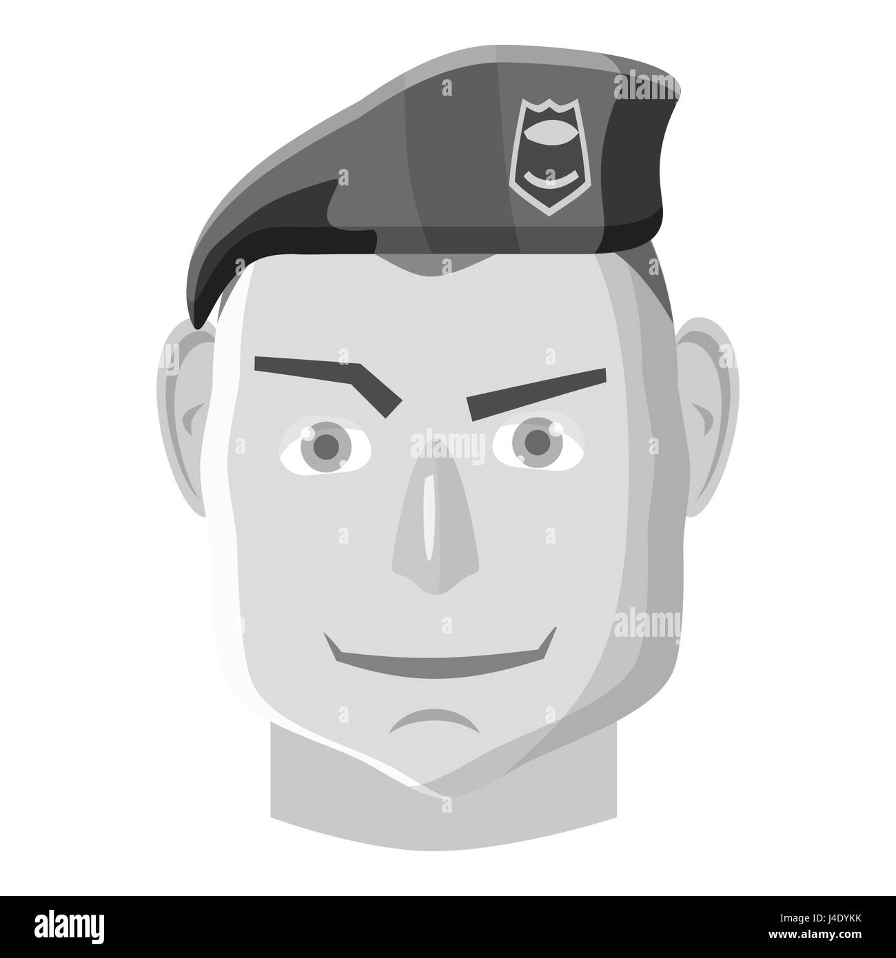 Paratrooper icon, gray monochrome style Stock Vector Image & Art - Alamy