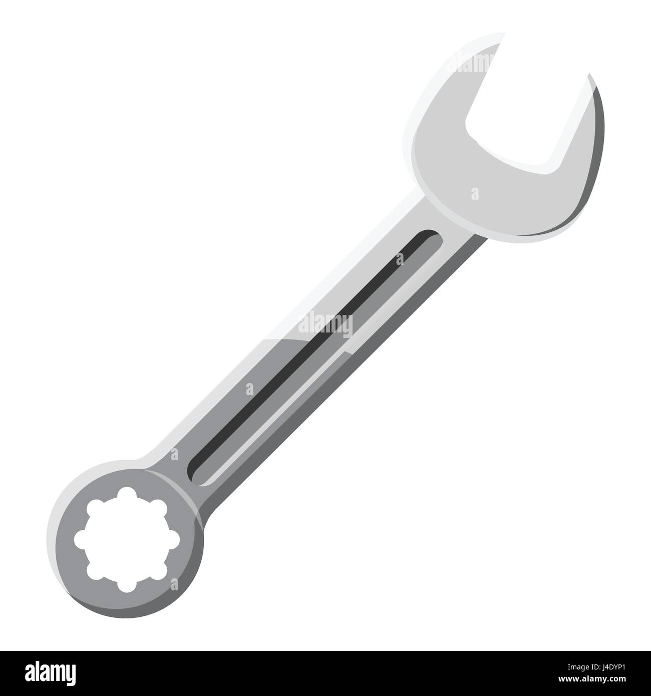 Wrench icon, gray monochrome style Stock Vector Image & Art - Alamy