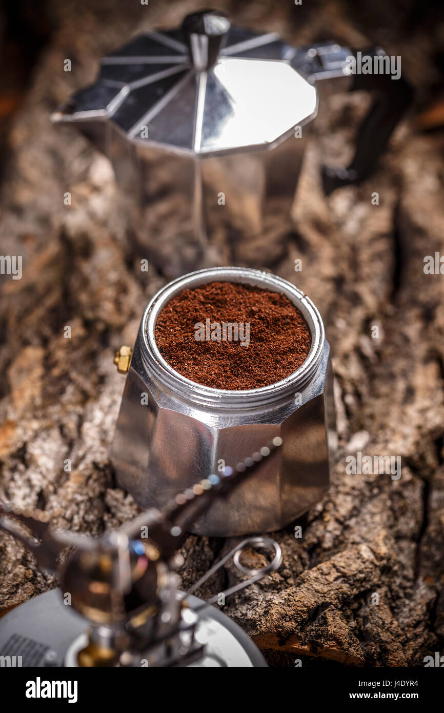 Old italian coffee machine hi-res stock photography and images - Alamy