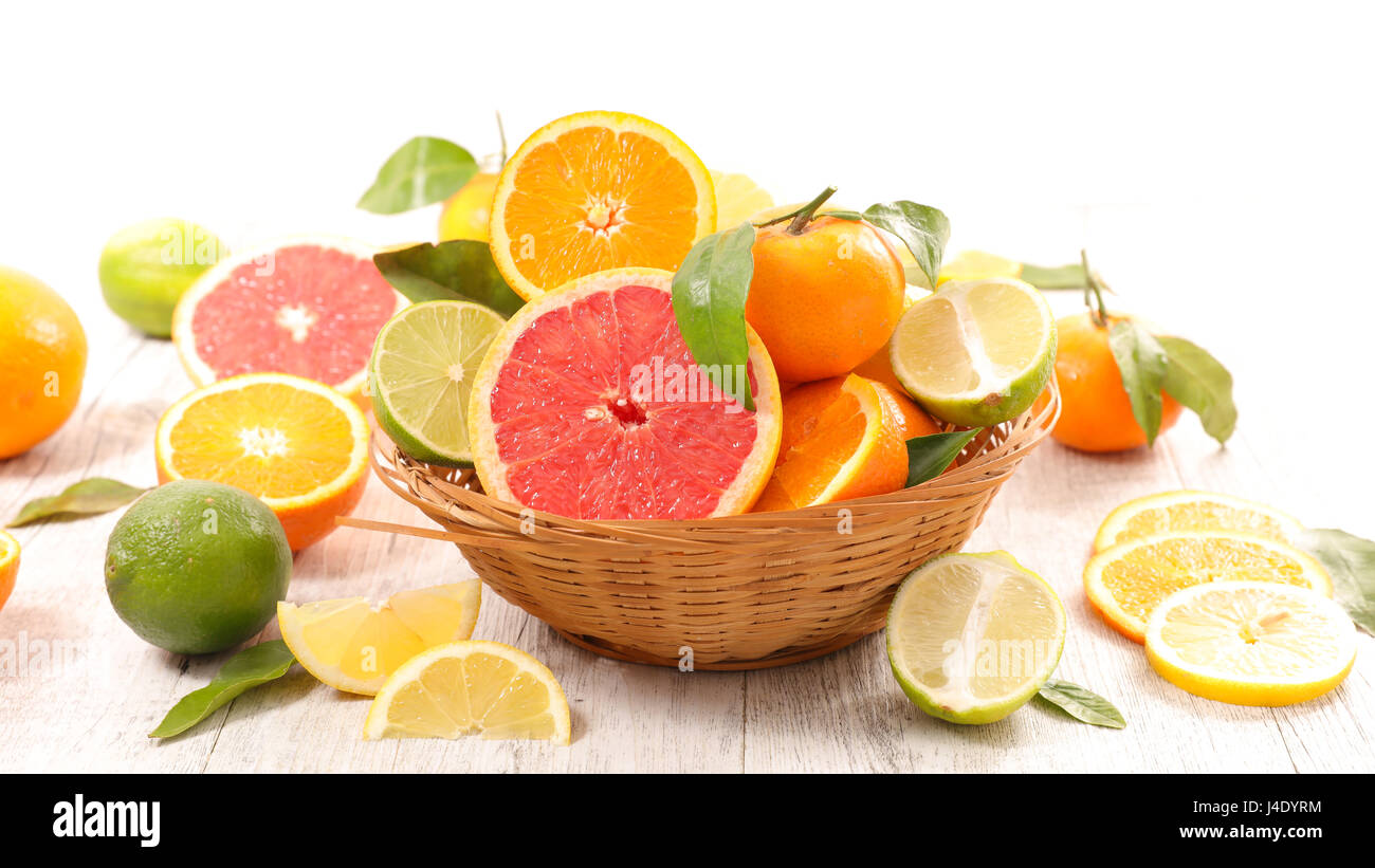 assorted citrus fruit Stock Photo - Alamy