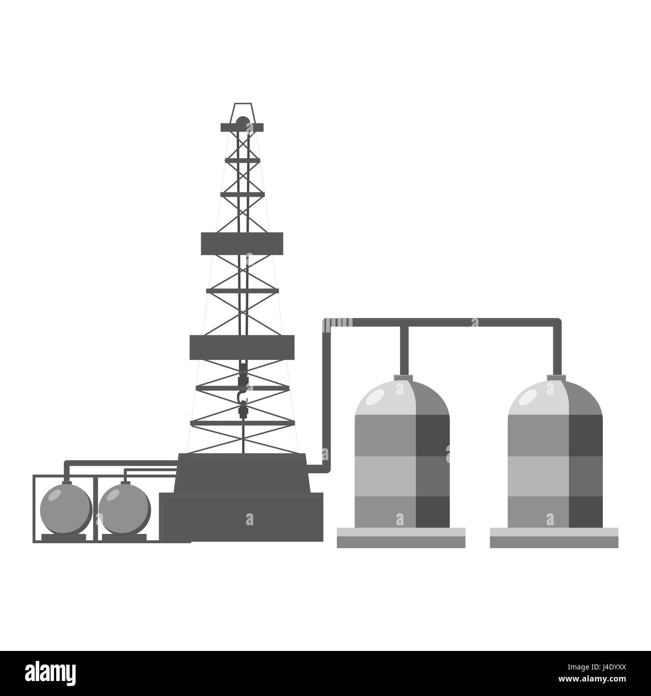 Refinery icon, gray monochrome style Stock Vector Image & Art - Alamy