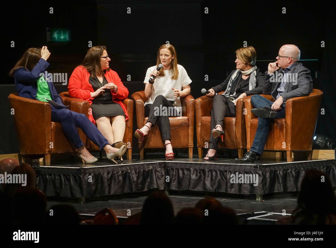 London, England, UK. 11th May, 2017. Presenter Sue Day (L)Helen ...