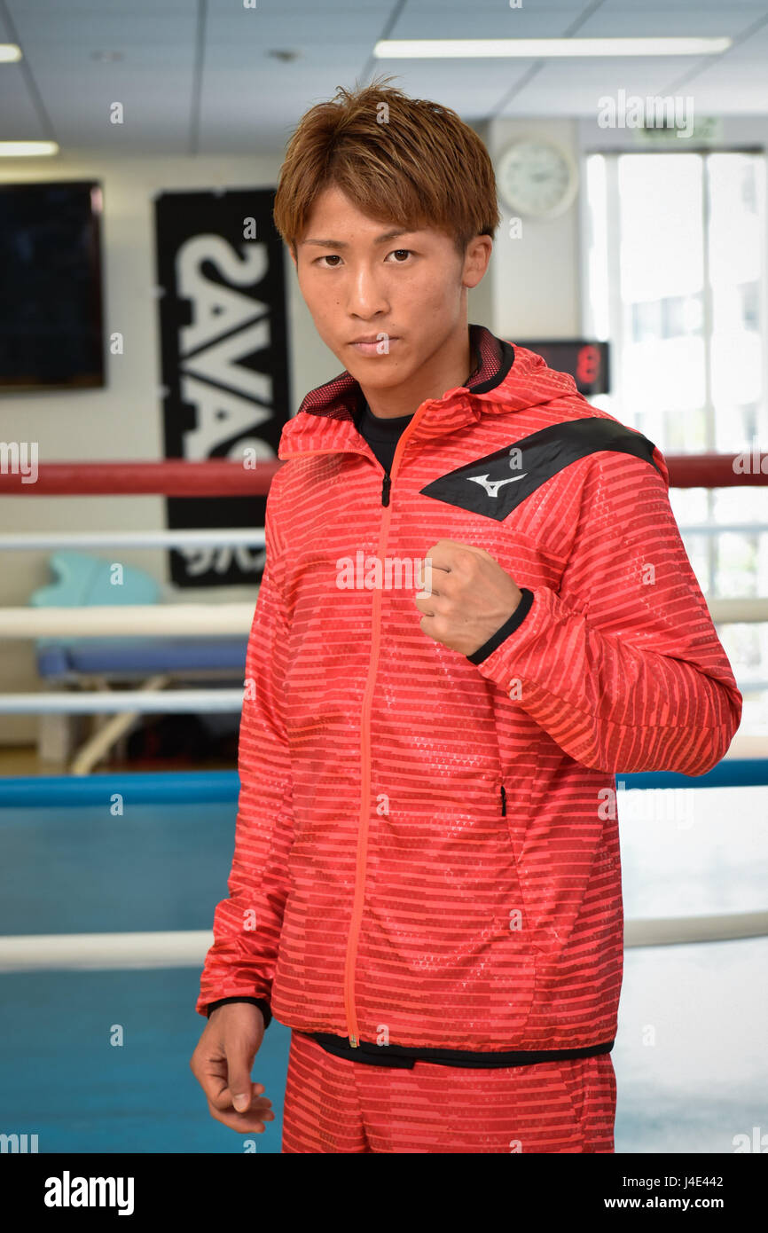 Yokohama, Kanagawa, Japan. 12th May, 2017. Naoya Inoue (JPN) Boxing : Naoya Inoue of Japan poses ...
