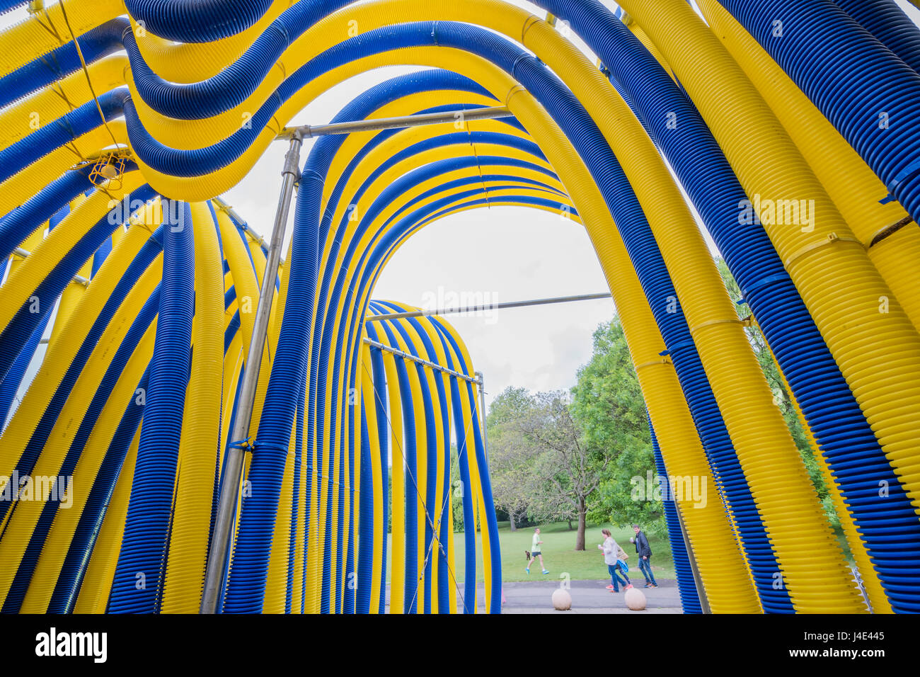 Flexi Duct Pavilion by the Chesnut Grove Academy, a sculpture made in ...