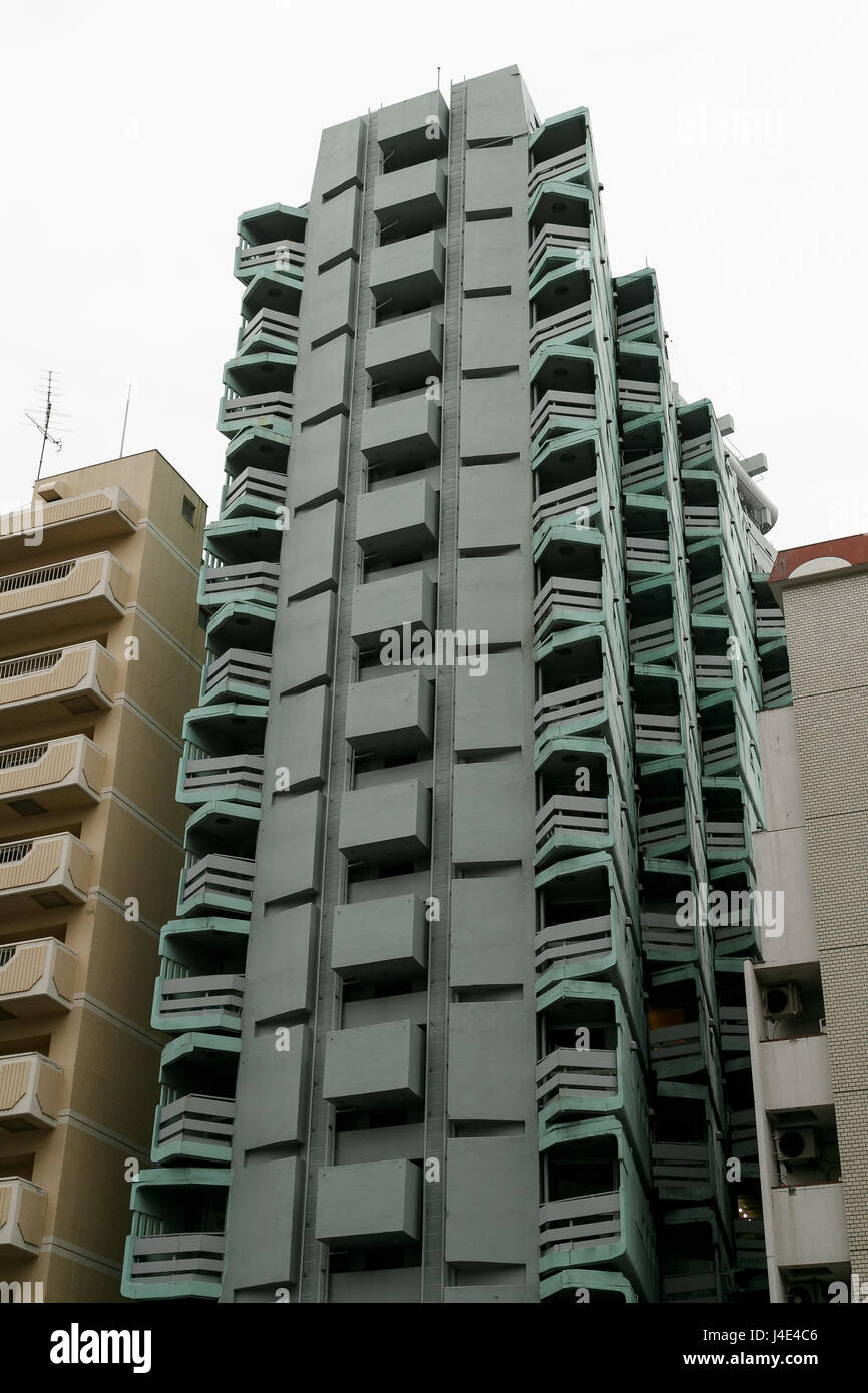 Tokyo, Japan. 12th May, 2017. A general view of Gunkan Higashi-Shinjuku ...