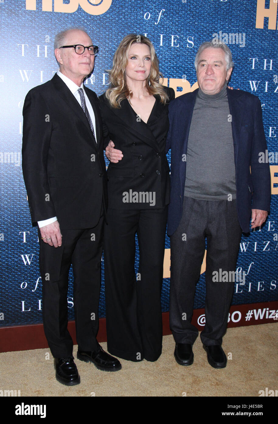 New York, USA. 12th May, 2017. Barry Levinson, Michelle Pfeiffer ...