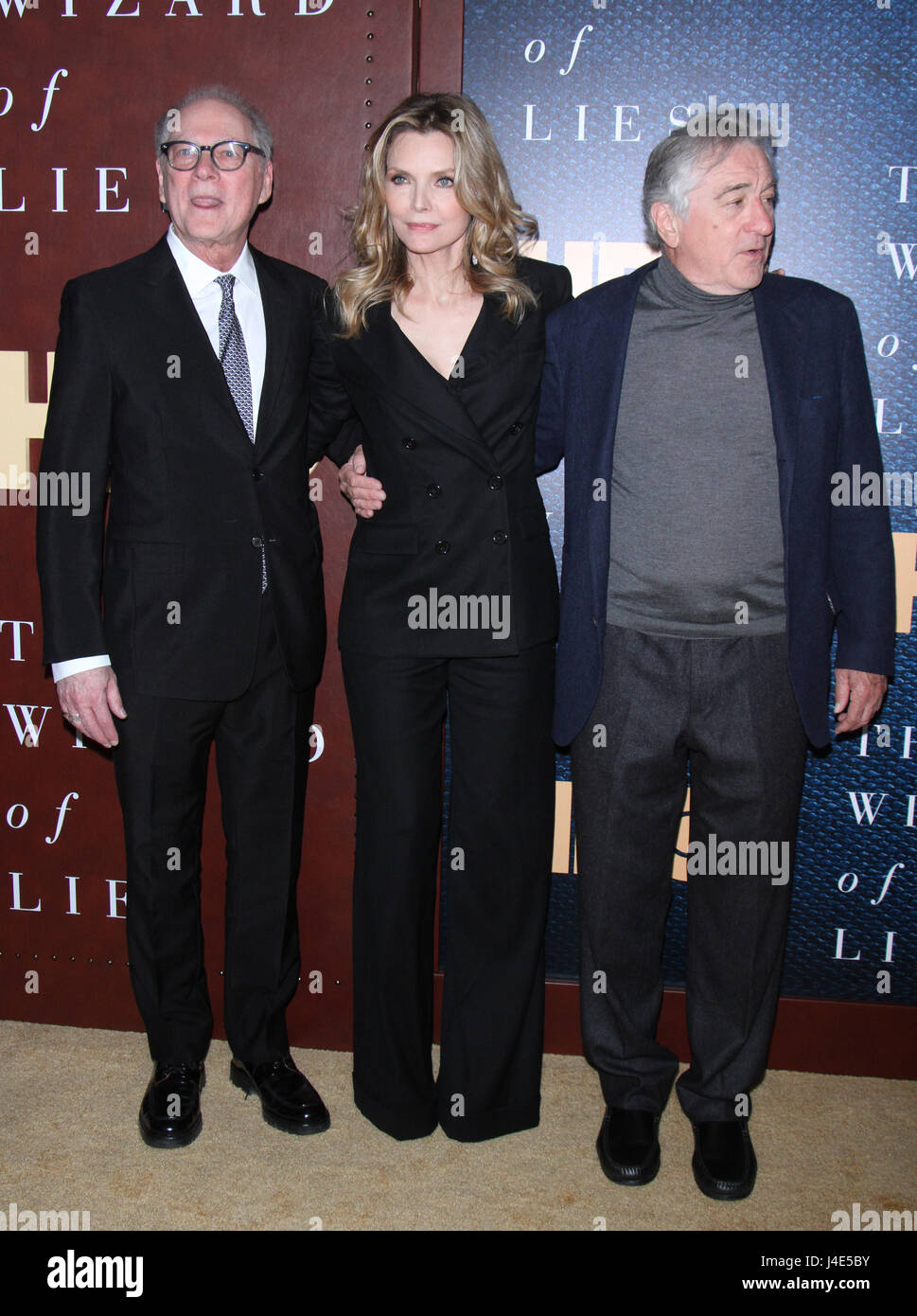 New York, USA. 12th May, 2017. Barry Levinson, Michelle Pfeiffer ...