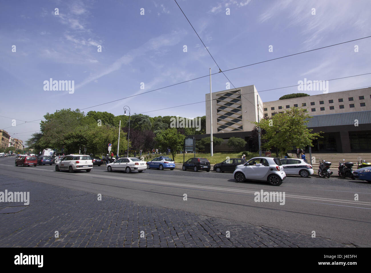 Rome, Italy. 12th May, 2017. Double explosion in Rome - Via Marmorata ...