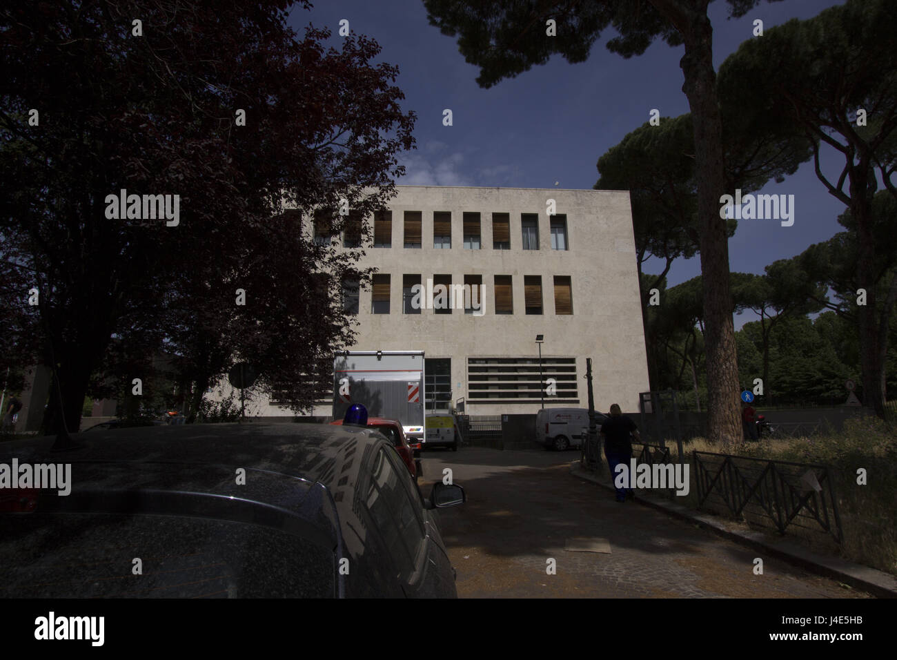 Rome, Italy. 12th May, 2017. Double explosion in Rome - Via Marmorata ...