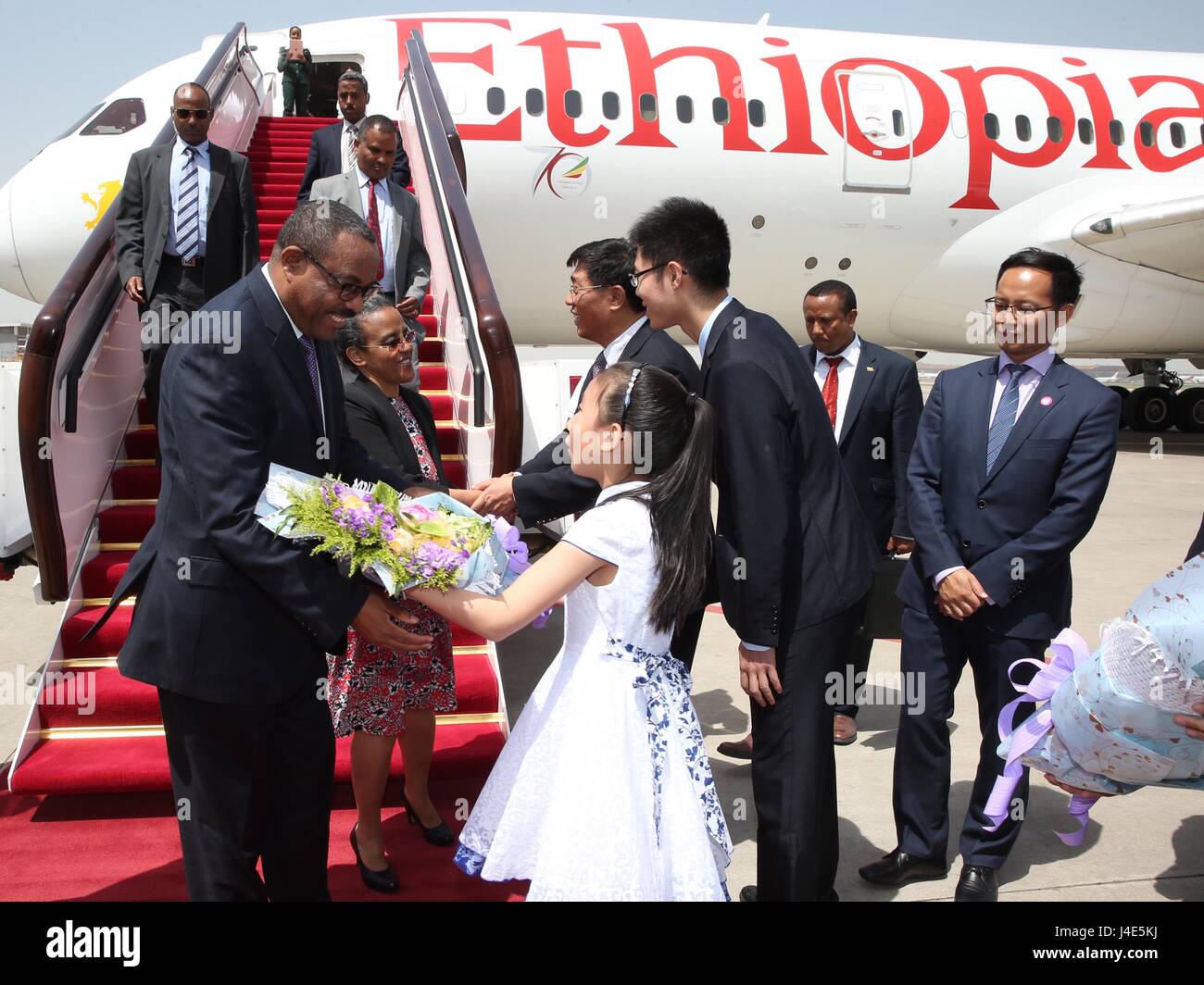Beijing, China. 12th May, 2017. Ethiopian Prime Minister Hailemariam ...