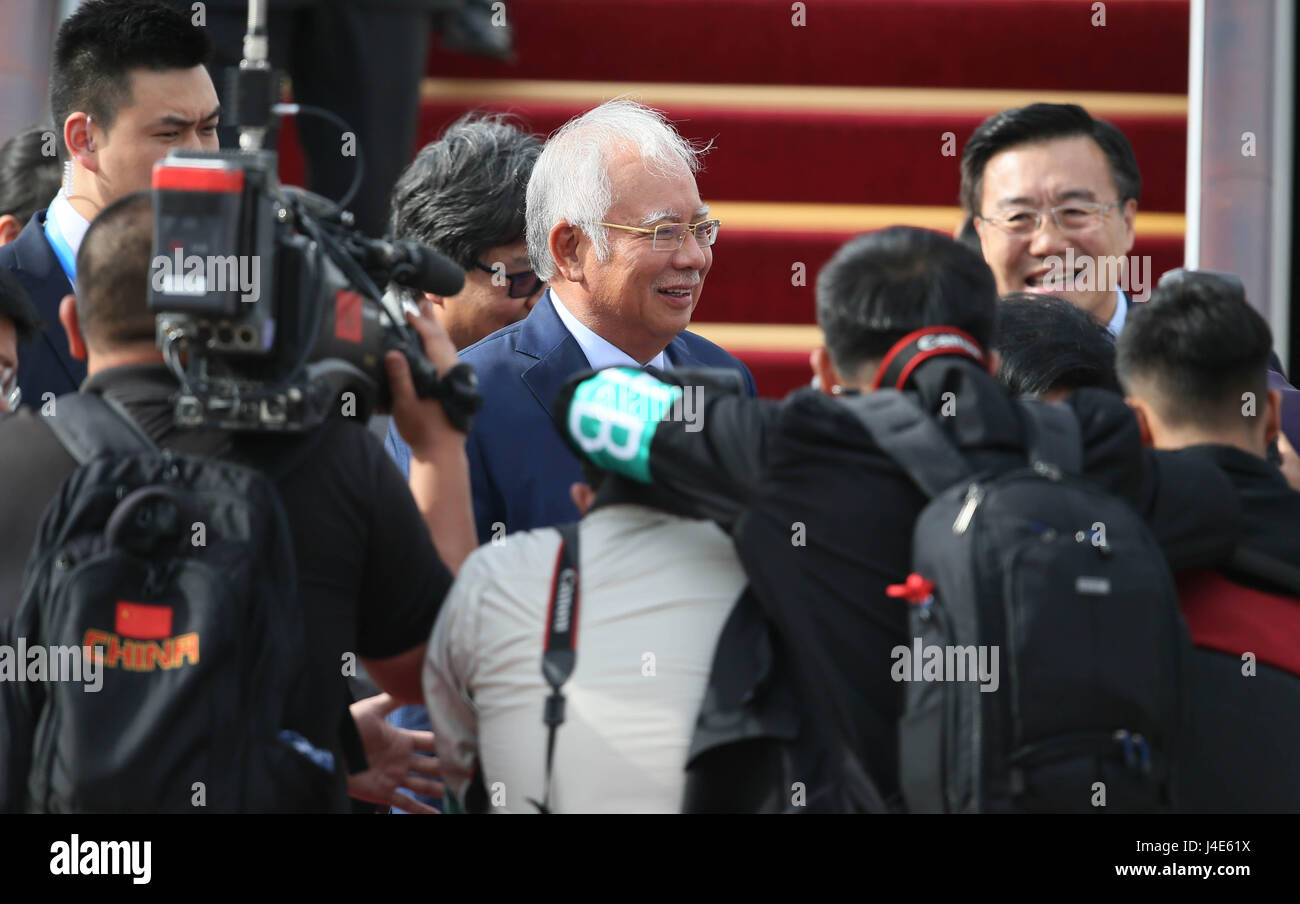 Beijing, China. 12th May, 2017. Malaysian Prime Minister Najib Razak ...
