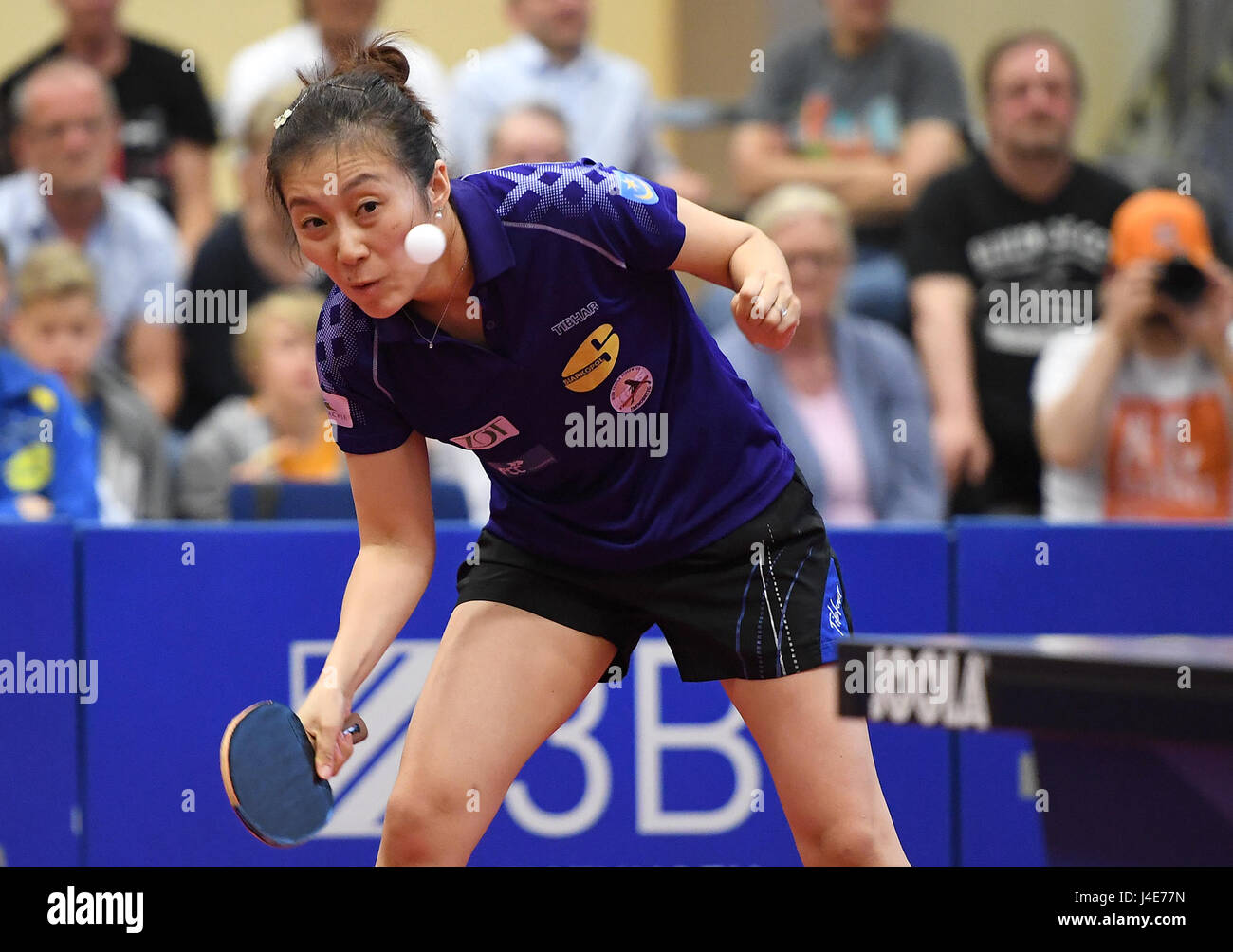 Berlin, Germany. 12th May, 2017. Spielerin Ying Han of KTS Tarnobrzeg ...