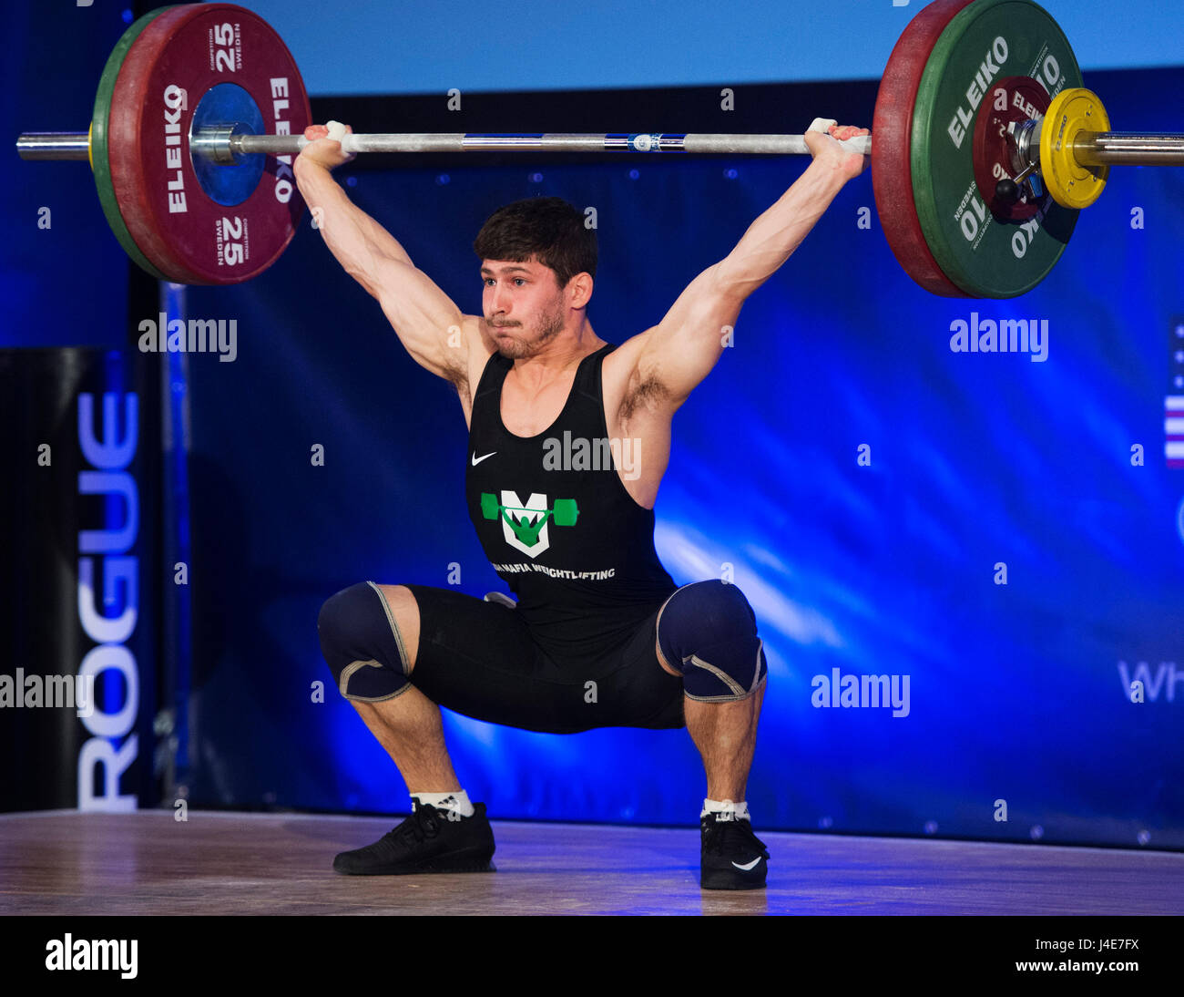 Lombard, Illinois, USA. 12th May, 2017. Brian Reisenauer competes in ...