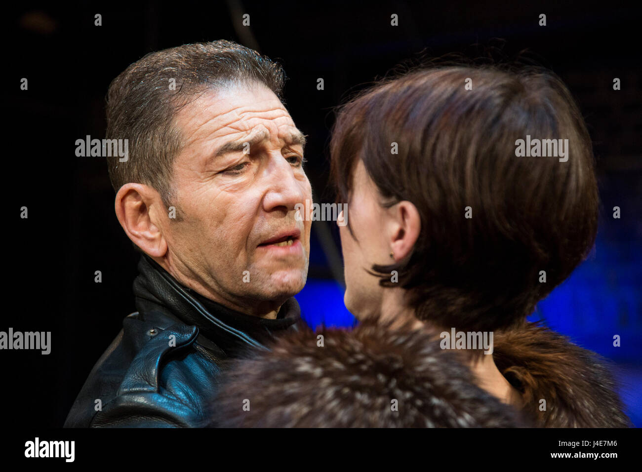 London, UK. 12 May 2017. Greg Hicks (Richard III), Georgina Rich (Lady ...
