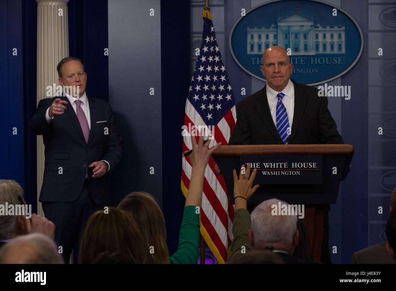 Washington DC, USA. 12th May, 2017. National Security Advisor H. R ...