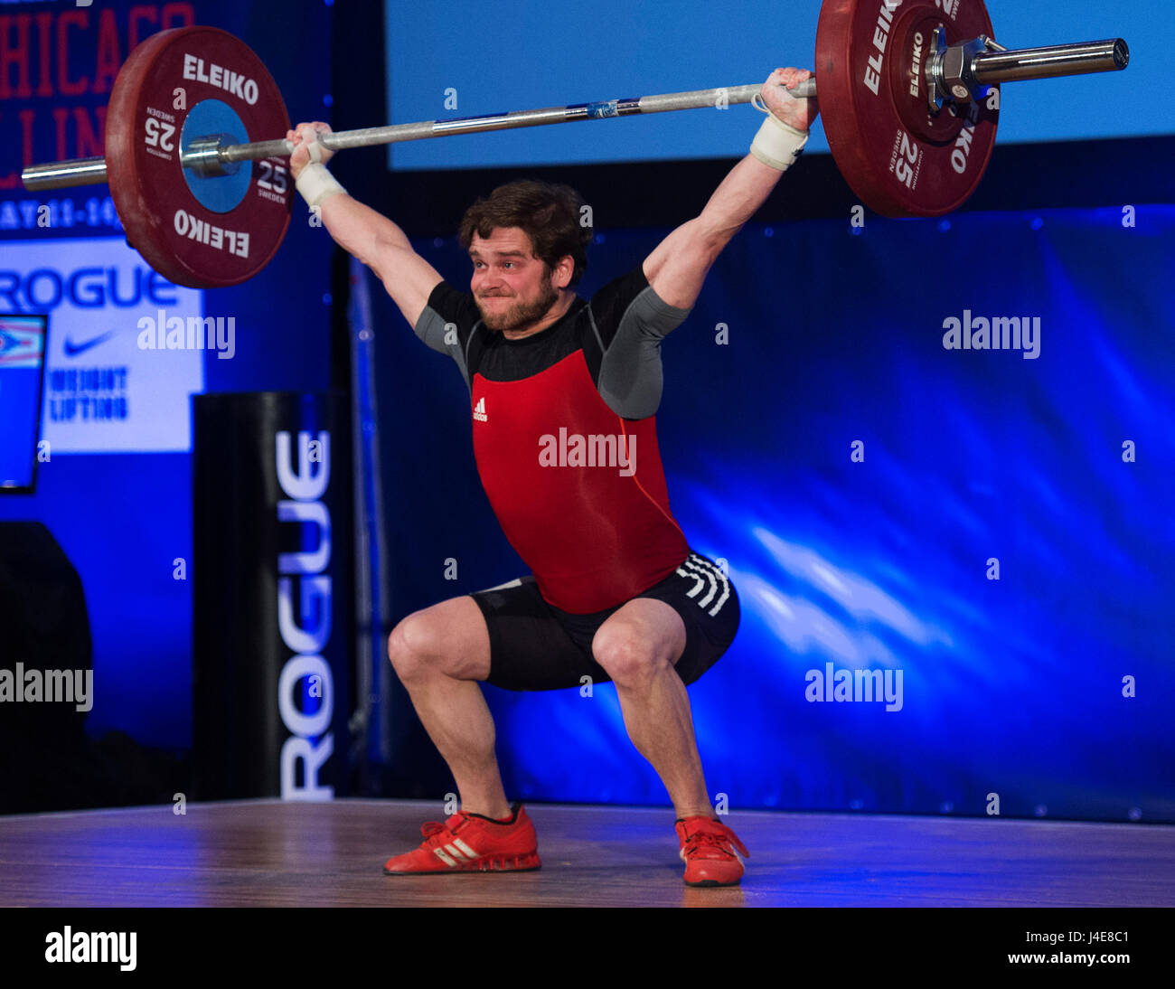 May 12, 2017: Keith Connolly competes in the 56kg. class at the USA ...