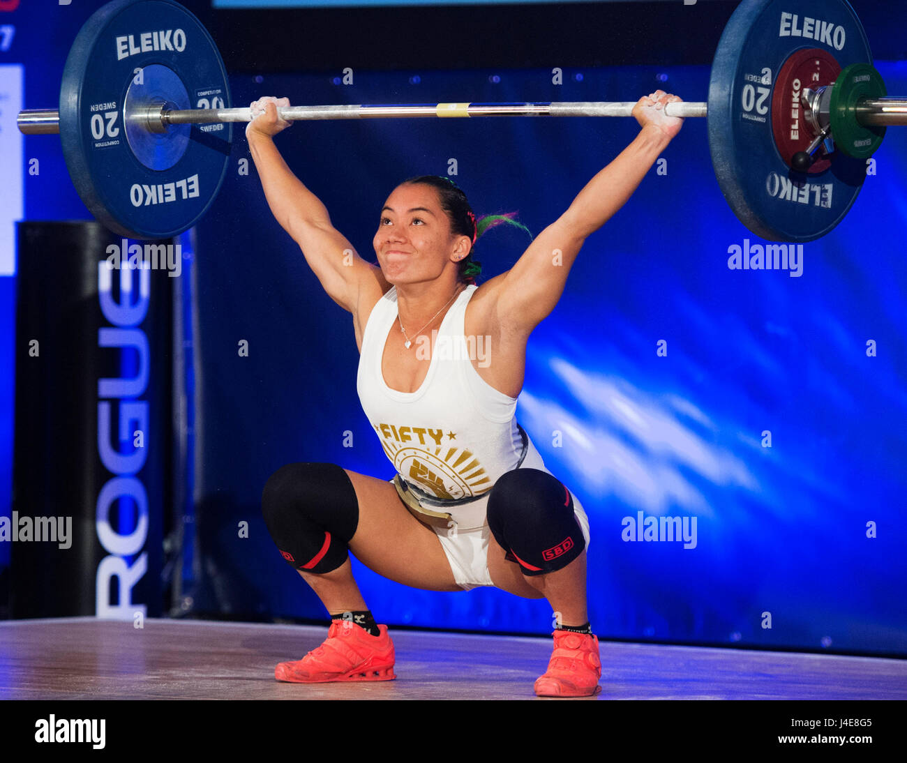May 12, 2017: Stacia Al-Mahoe competes in the Womens 48kg. class at the ...
