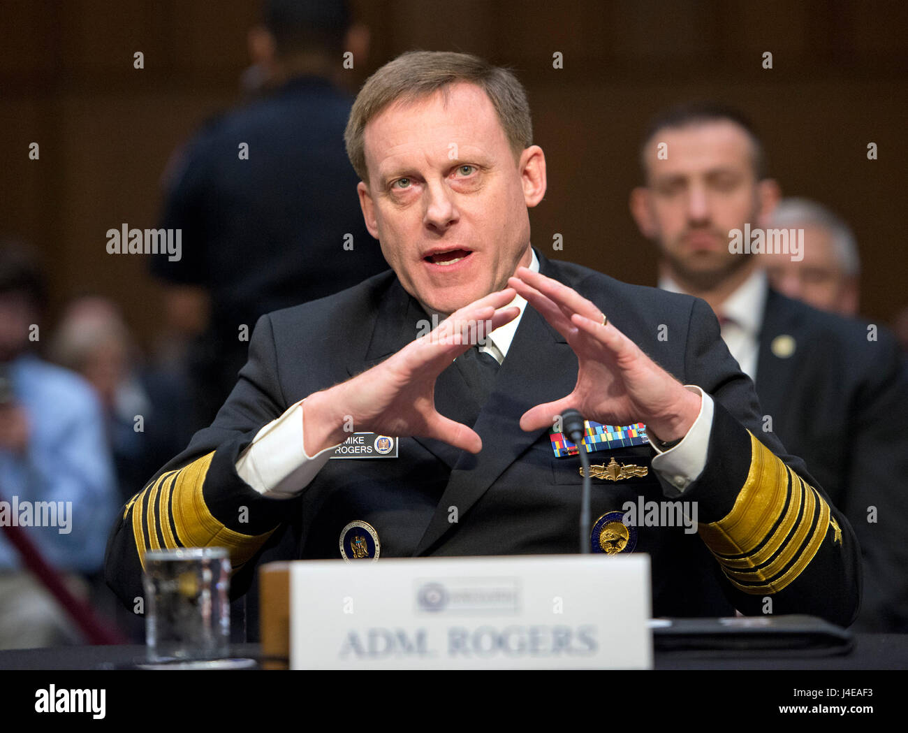 Washington, Us. 11th May, 2017. Admiral Michael Rogers, Director of the ...