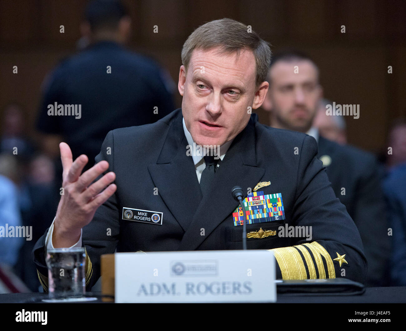 Washington, Us. 11th May, 2017. Admiral Michael Rogers, Director of the ...