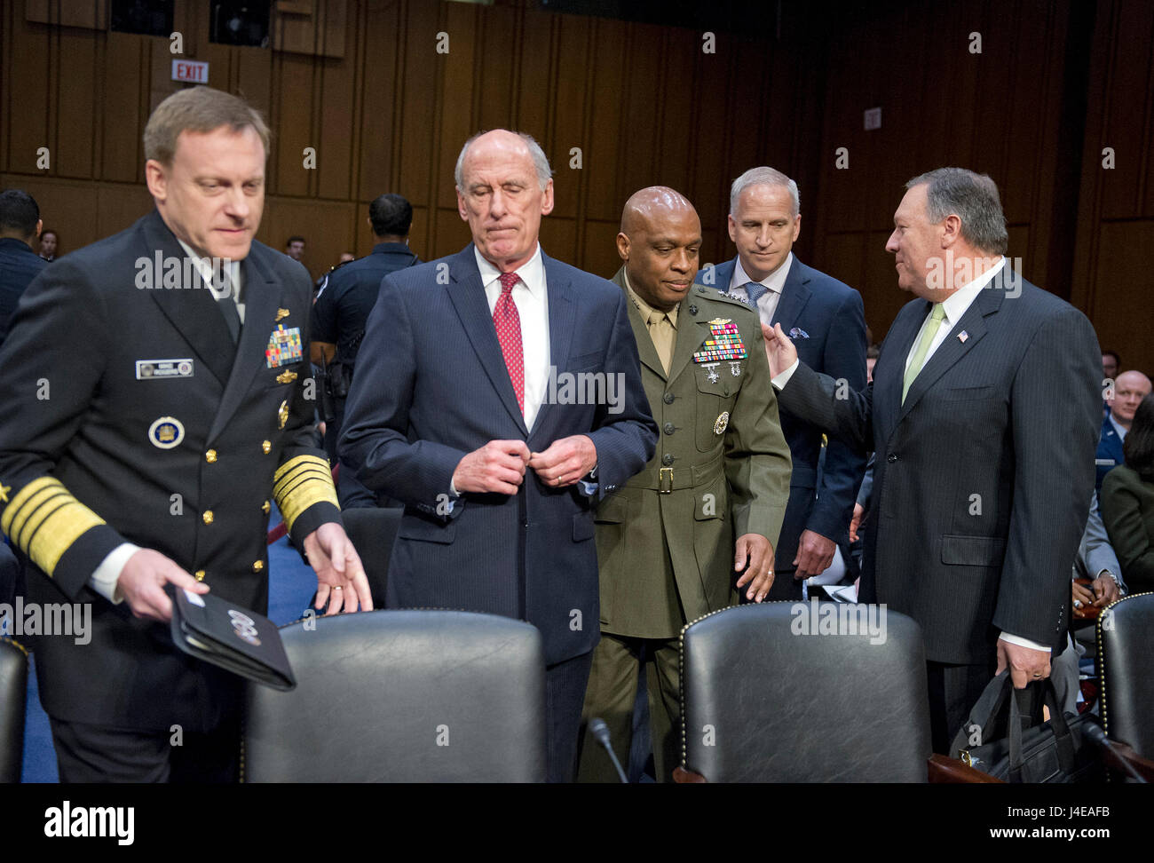 From left to right: Admiral Michael Rogers, Director of the National ...