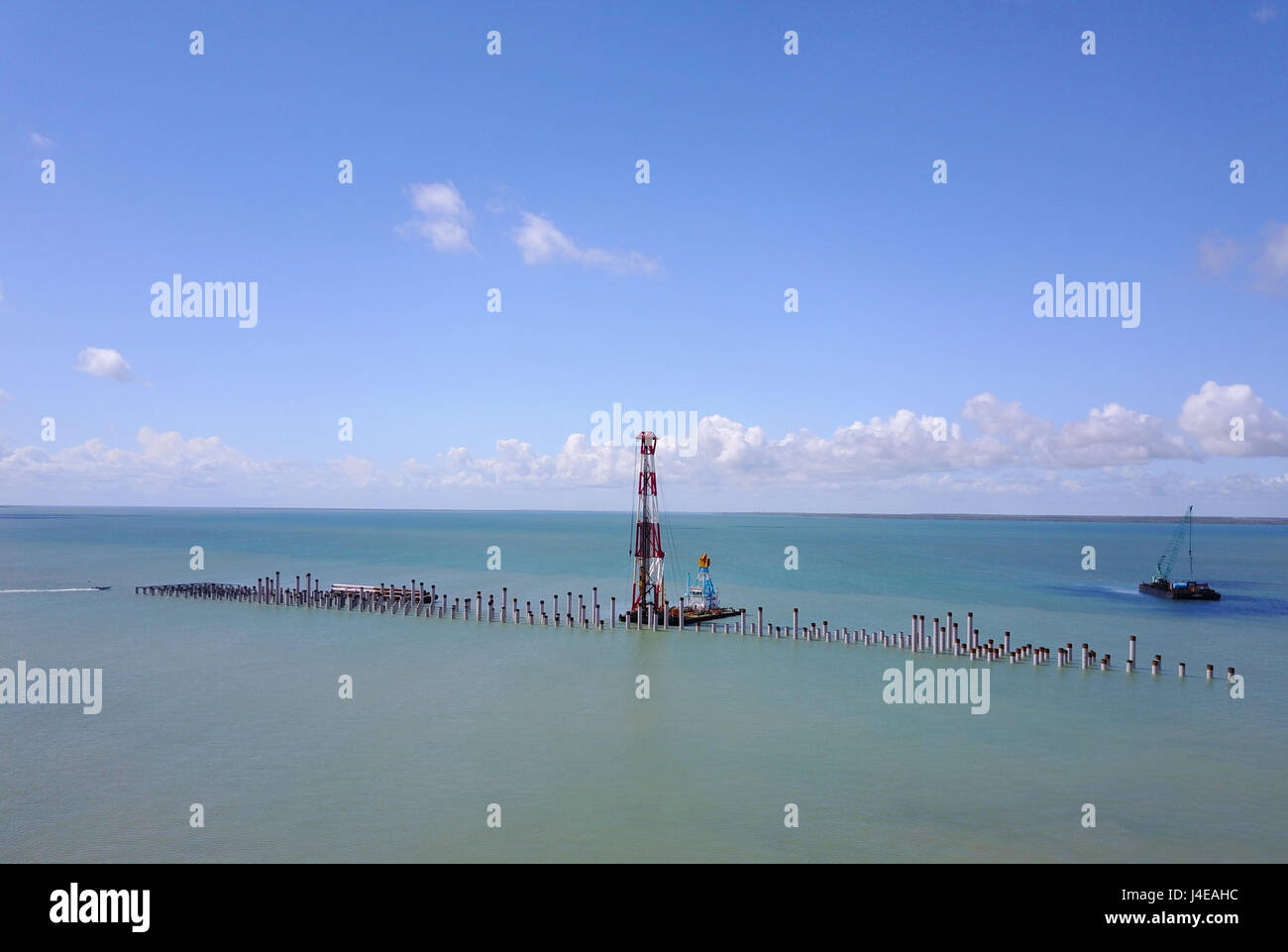 Lamu port construction hi-res stock photography and images - Alamy