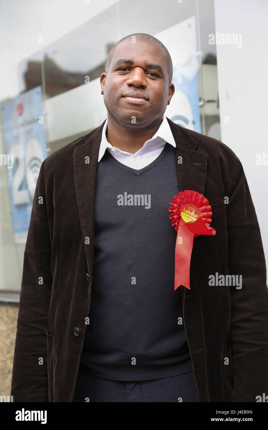 Haringey, North London. UK 13 May 2017. David Lammy. David Lammy MP ...
