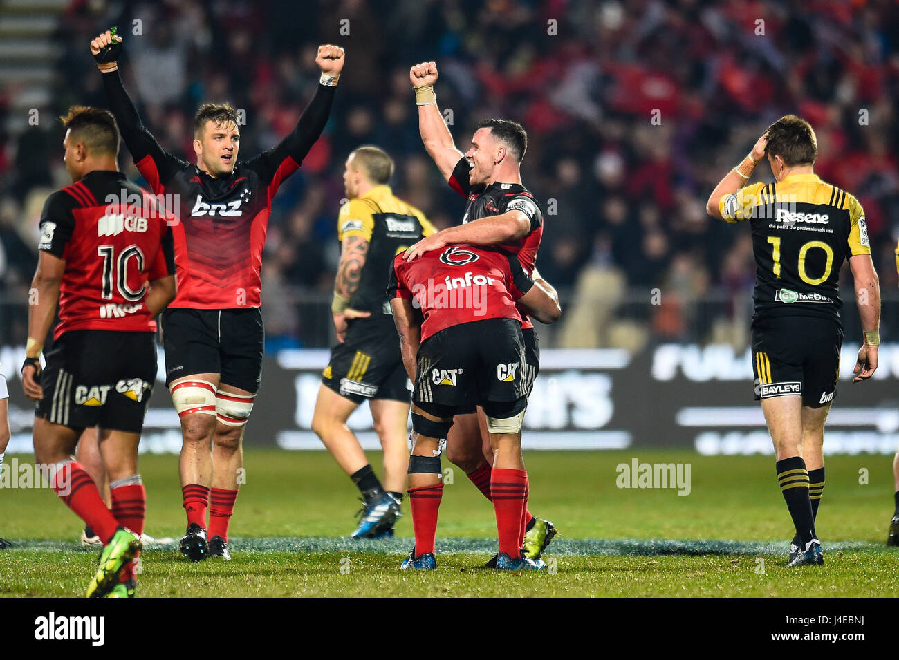 Christchurch, New Zealand. 13th May, 2017. Ryan Crotty of the Crusaders ...