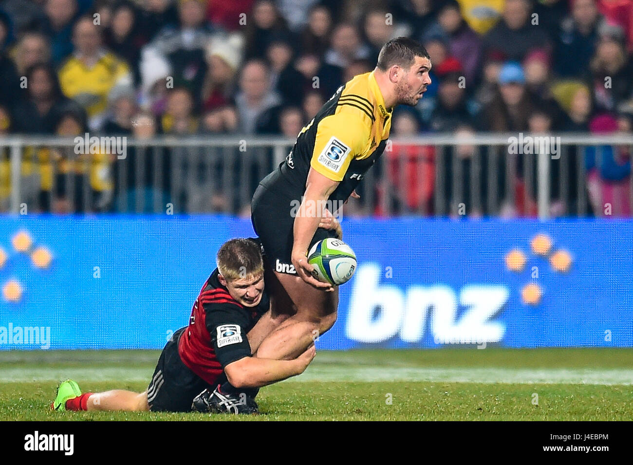 Christchurch, New Zealand. 13th May, 2017. Ben May of the Hurricanes ...