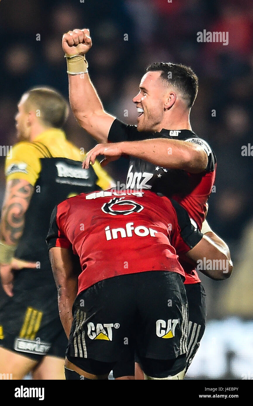 Christchurch, New Zealand. 13th May, 2017. Ryan Crotty and Pete Samu ...