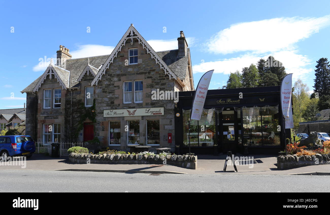 Highland Chocolatier Grandtully Scotland May 2017 Stock Photo - Alamy