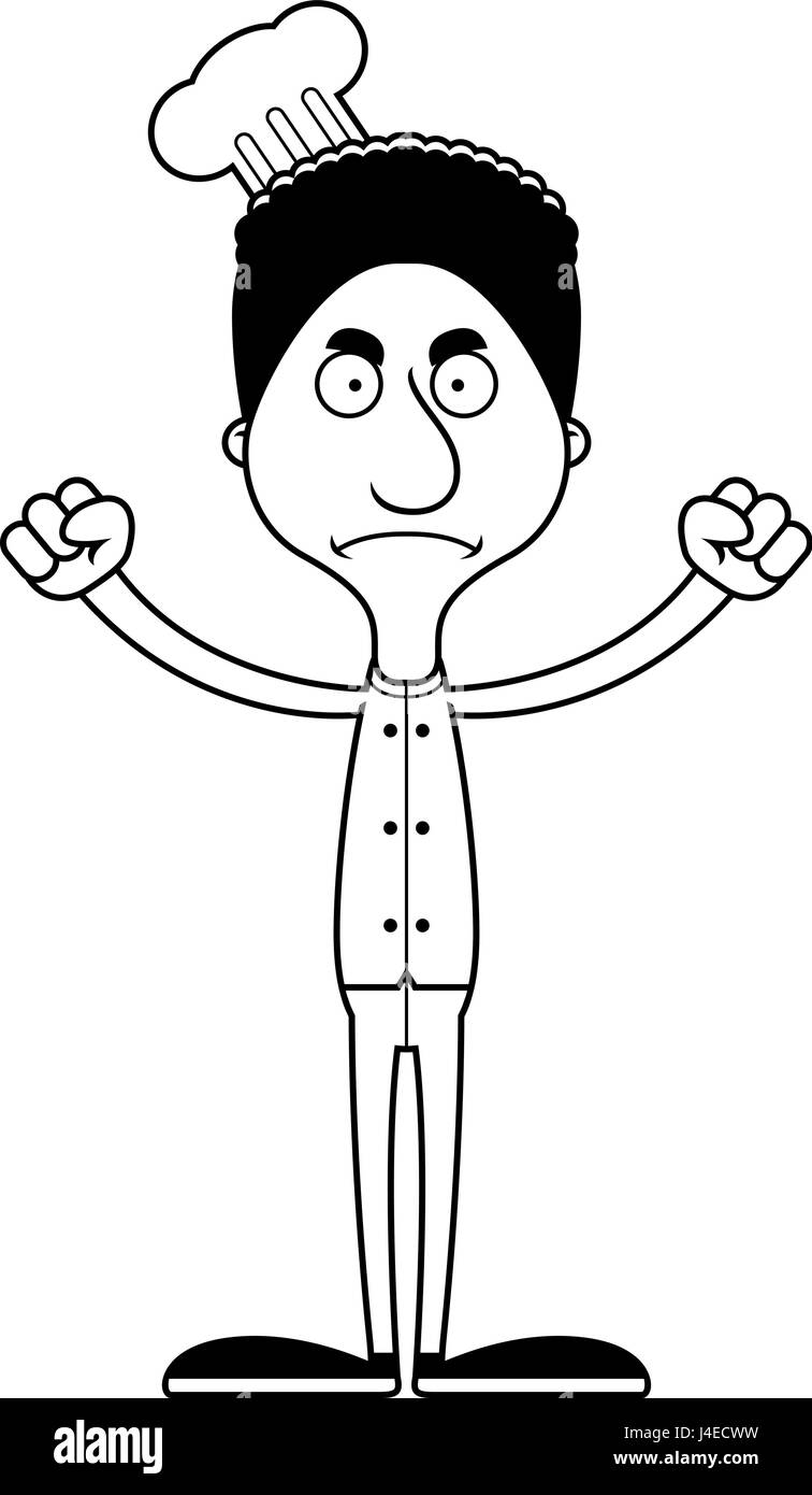 A cartoon chef man looking angry Stock Vector Image & Art - Alamy