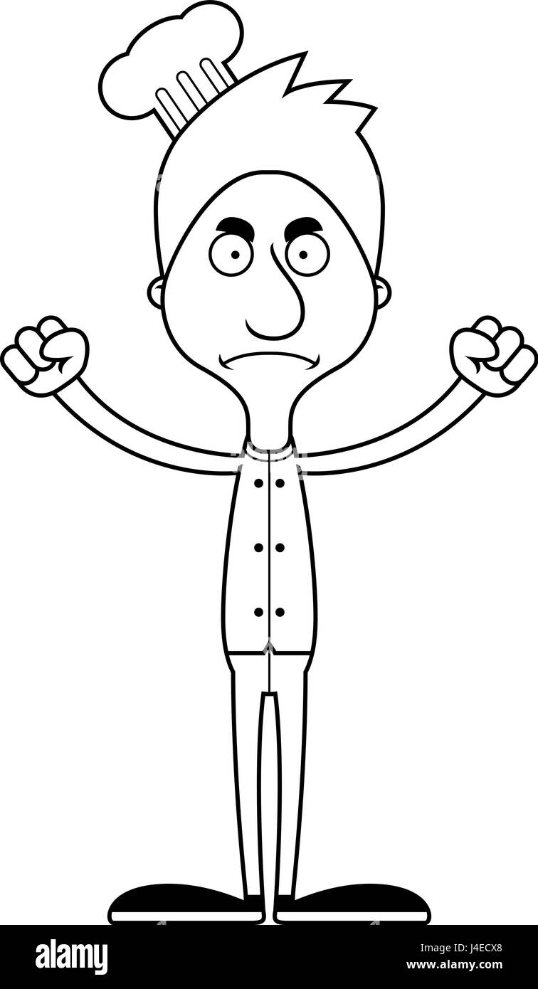 A cartoon chef man looking angry Stock Vector Image & Art - Alamy