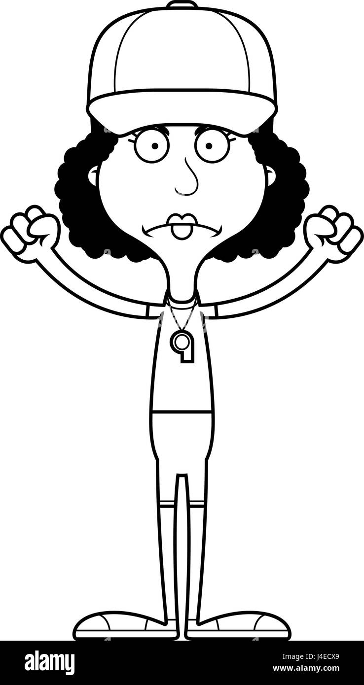 Angry Coach Clipart