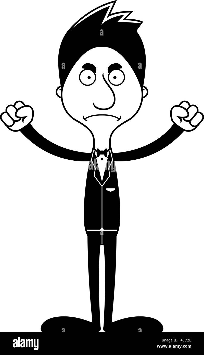 Angry groom wedding Stock Vector Images - Alamy