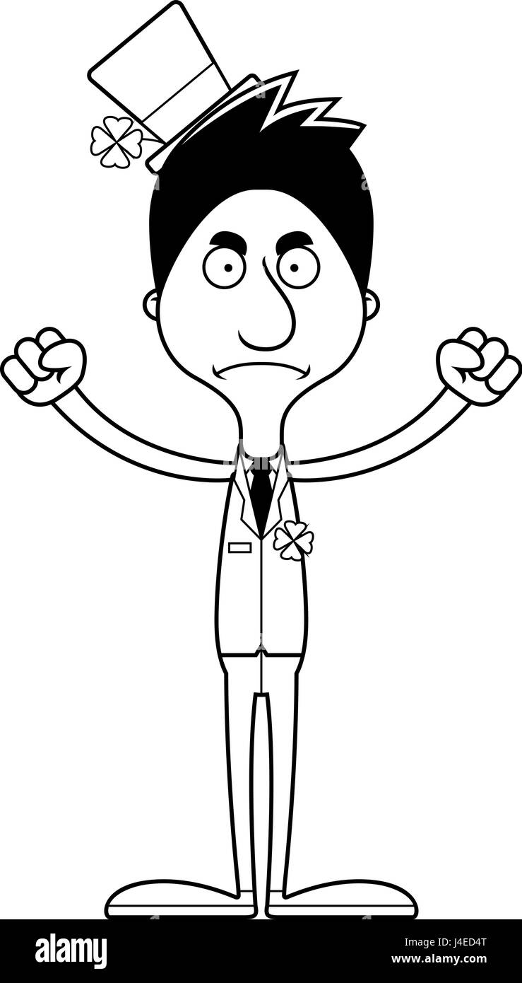 A cartoon Irish man looking angry Stock Vector Image & Art - Alamy