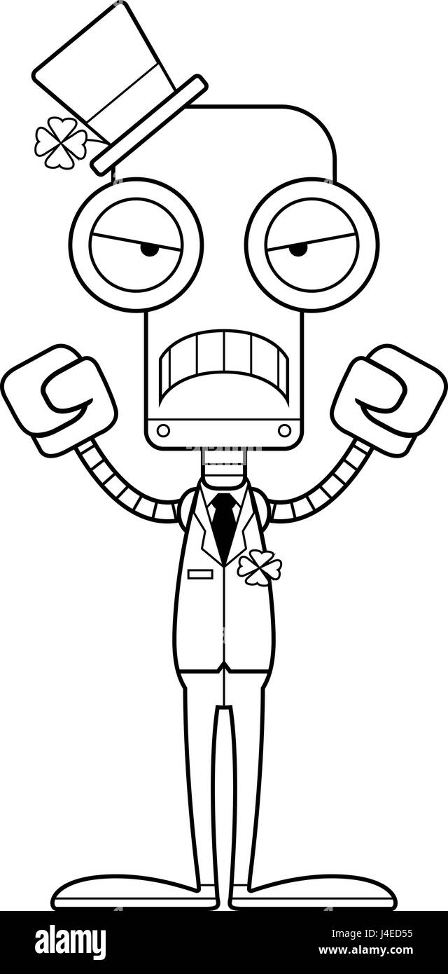 A cartoon Irish robot looking angry Stock Vector Image & Art - Alamy