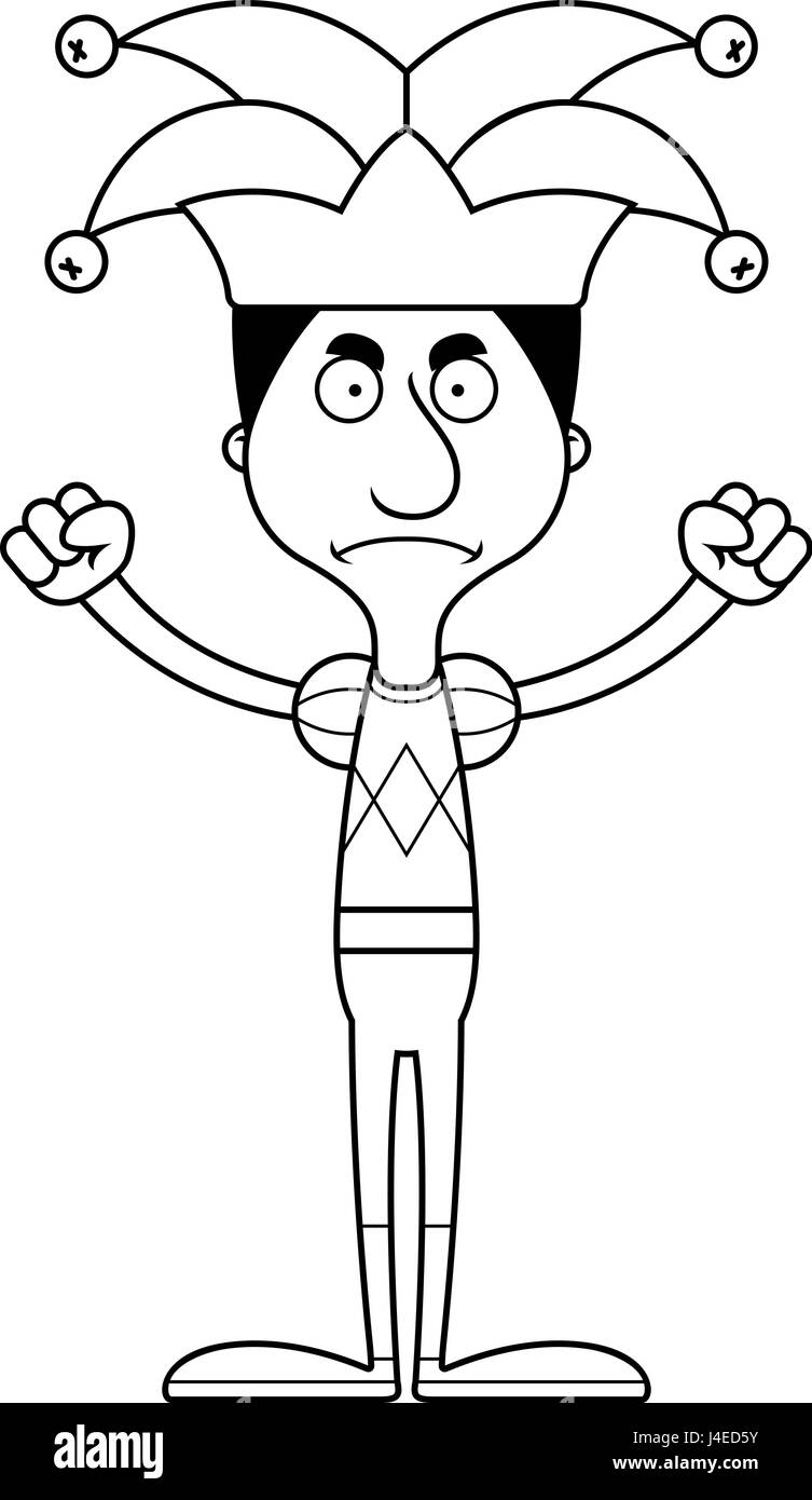 A cartoon jester man looking angry Stock Vector Image & Art - Alamy