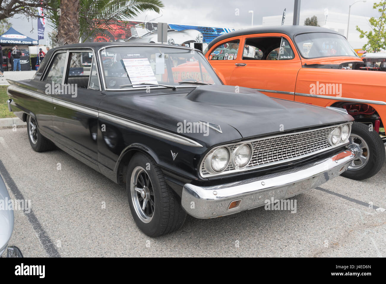 Torrance, USA - May 5 2017: Ford Fairlane 1963 on display during 12th ...