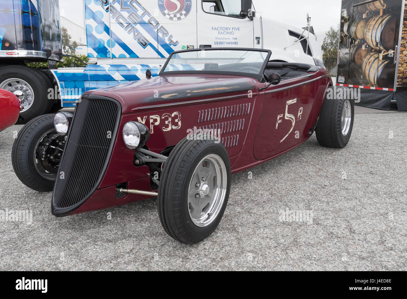 Torrance, USA - May 5 2017: Hot Rod on display during 12th Annual ...