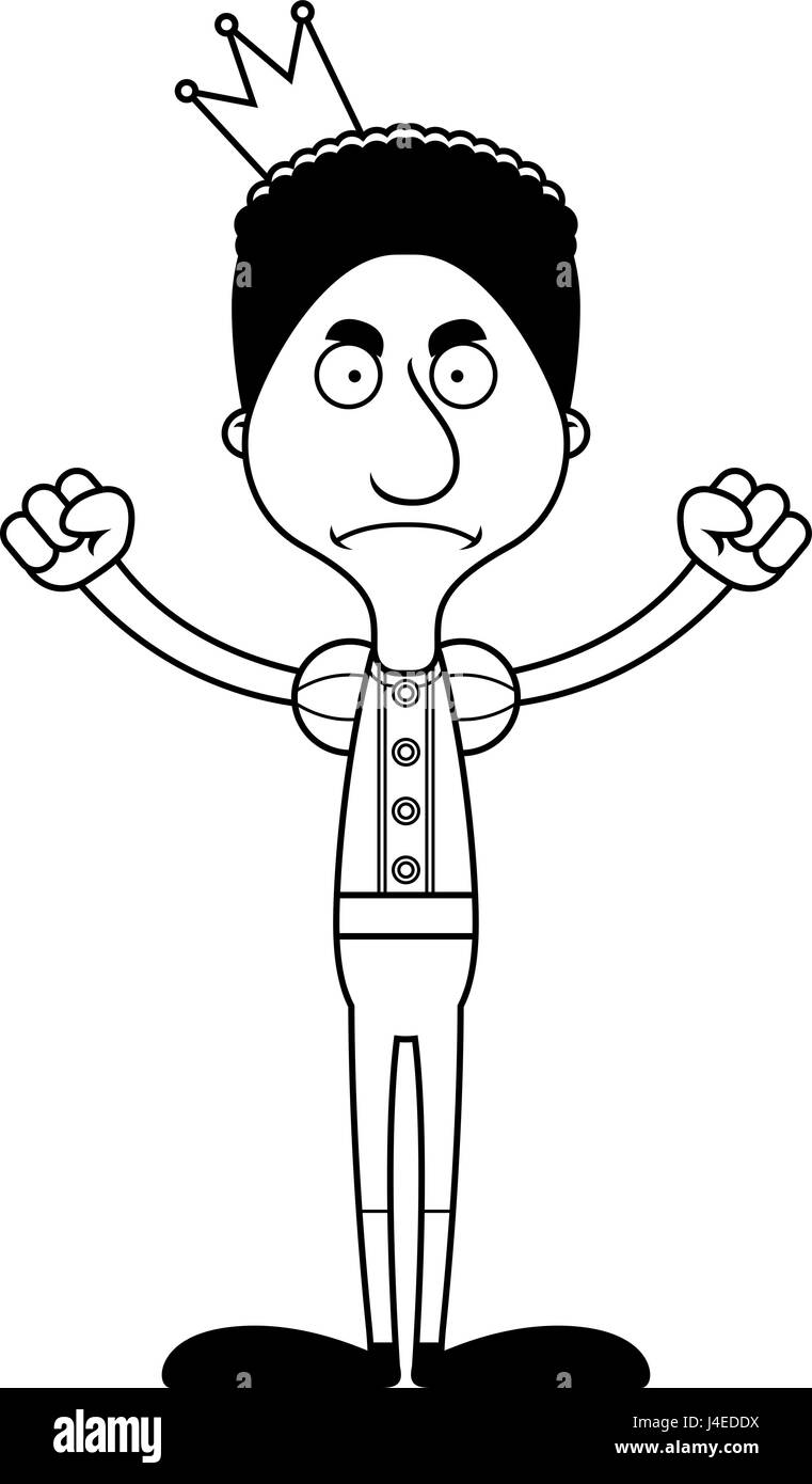 A cartoon prince man looking angry Stock Vector Image & Art - Alamy