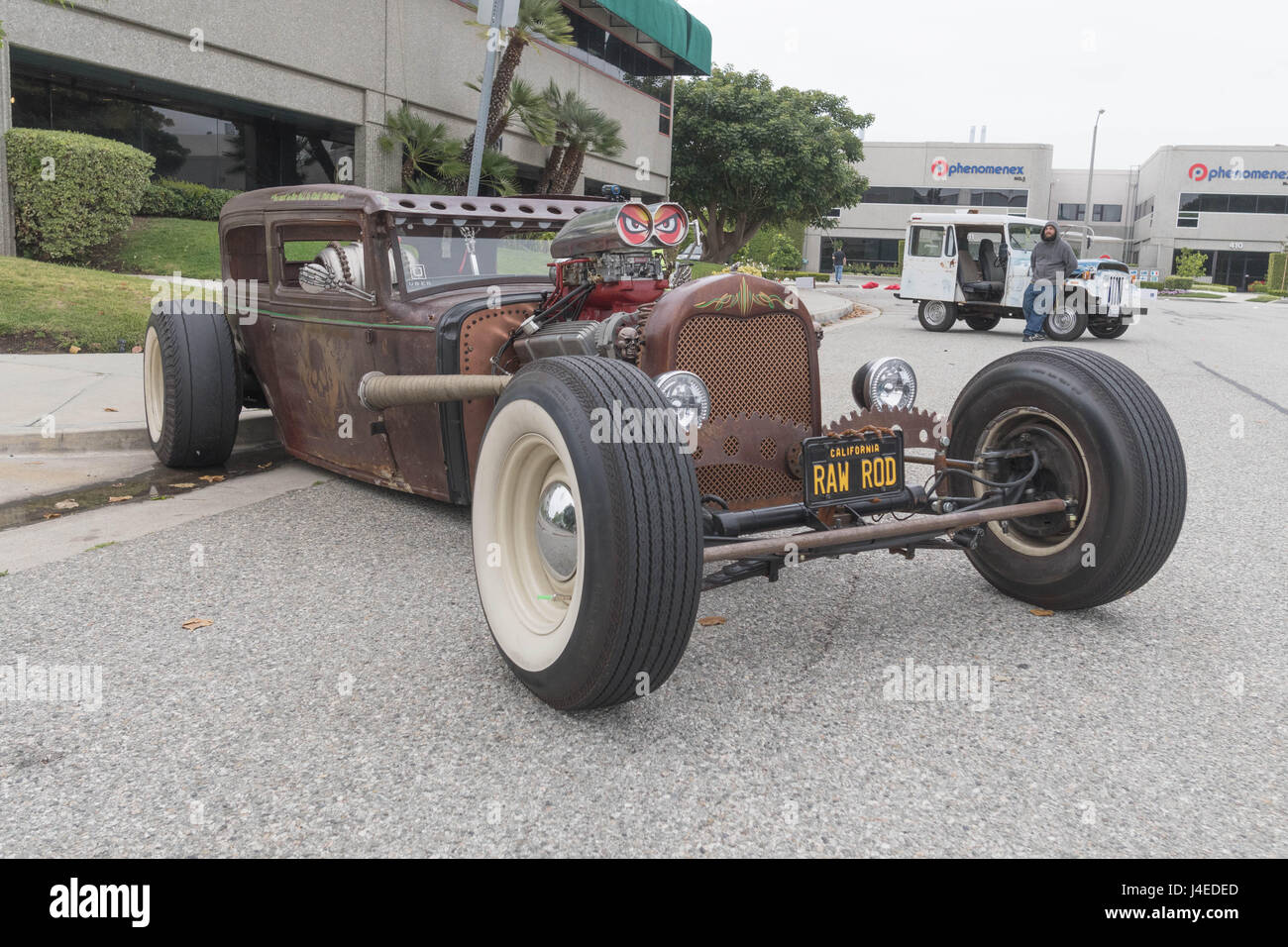 Torrance, USA - May 5 2017: Hot Rod on display during 12th Annual ...