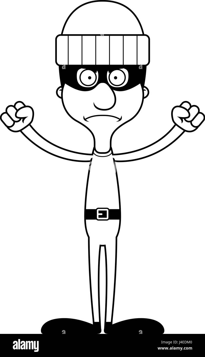 A cartoon thief man looking angry Stock Vector Image & Art - Alamy
