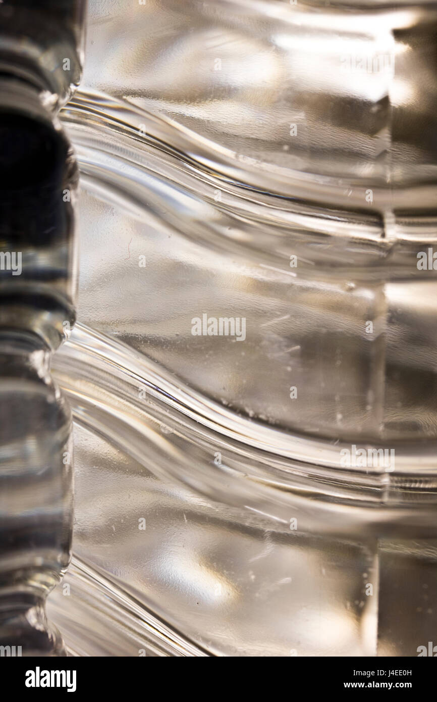Close Up Abstract of Plastic Water Bottles Stock Photo - Alamy